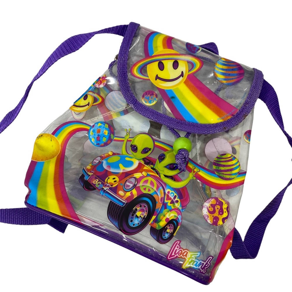 Lisa Frank Vintage 90s Zorbit & Zoom Aliens Clear Min… - Gem